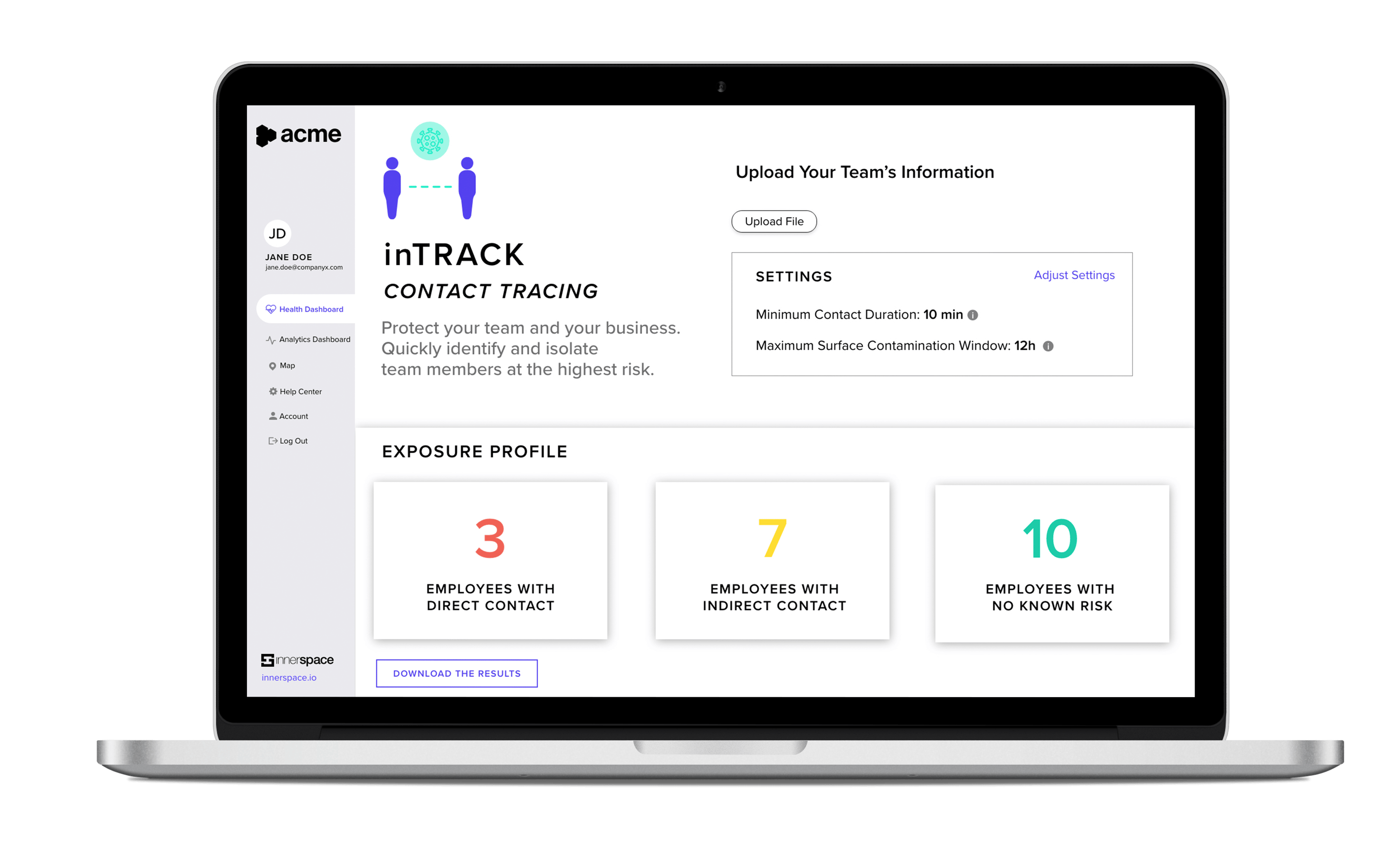 Press Release: InnerSpace Launches inTRACK Contact Tracing